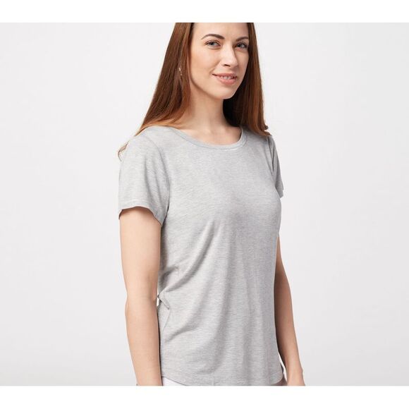 StyleList by Micaela | Tops | Stylelist By Micaela Metallic Stitch Tee ...